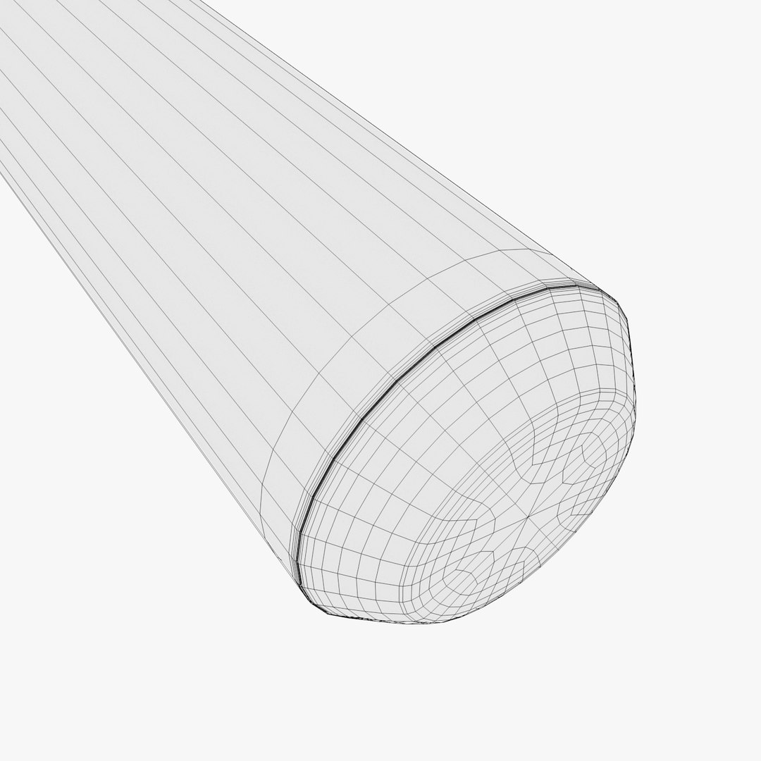 3d Telescopic Baton Model