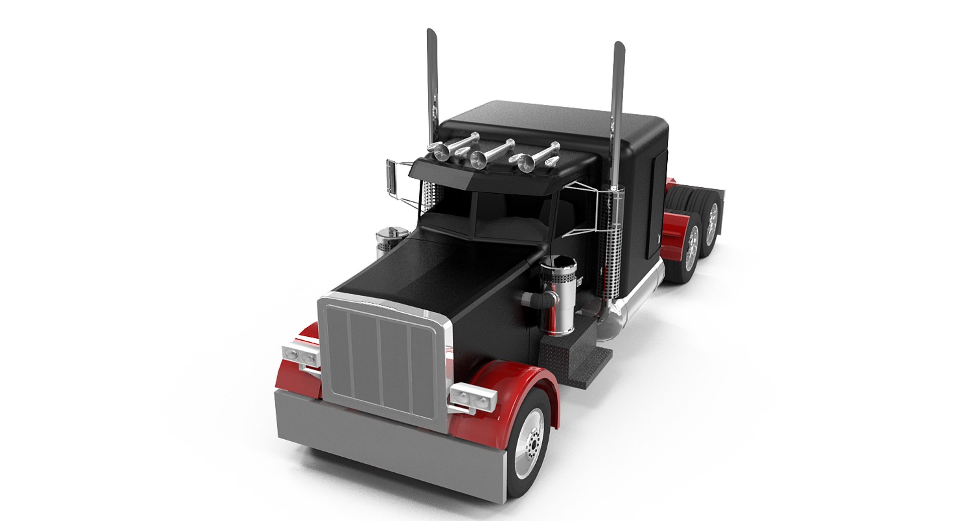 3d model of truck cab