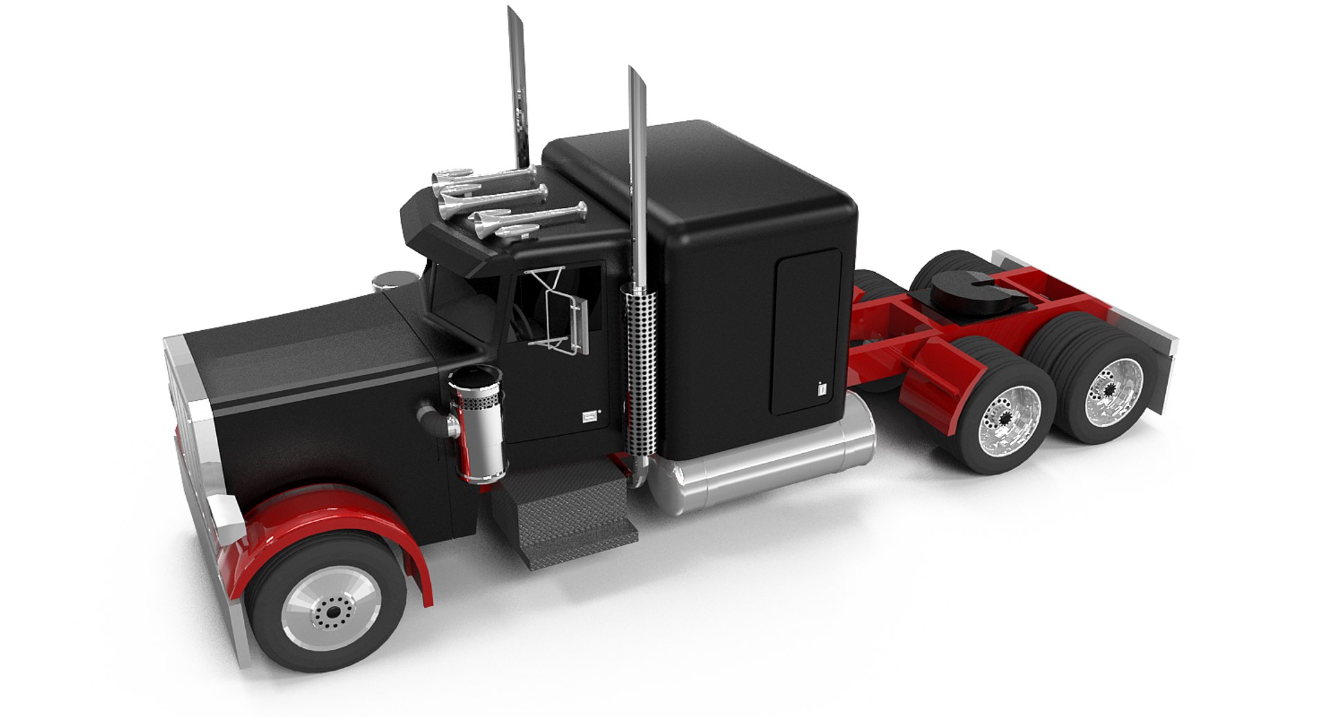 3d model of truck cab