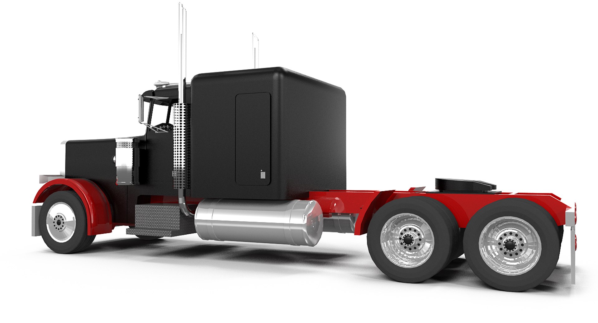 3d model of truck cab