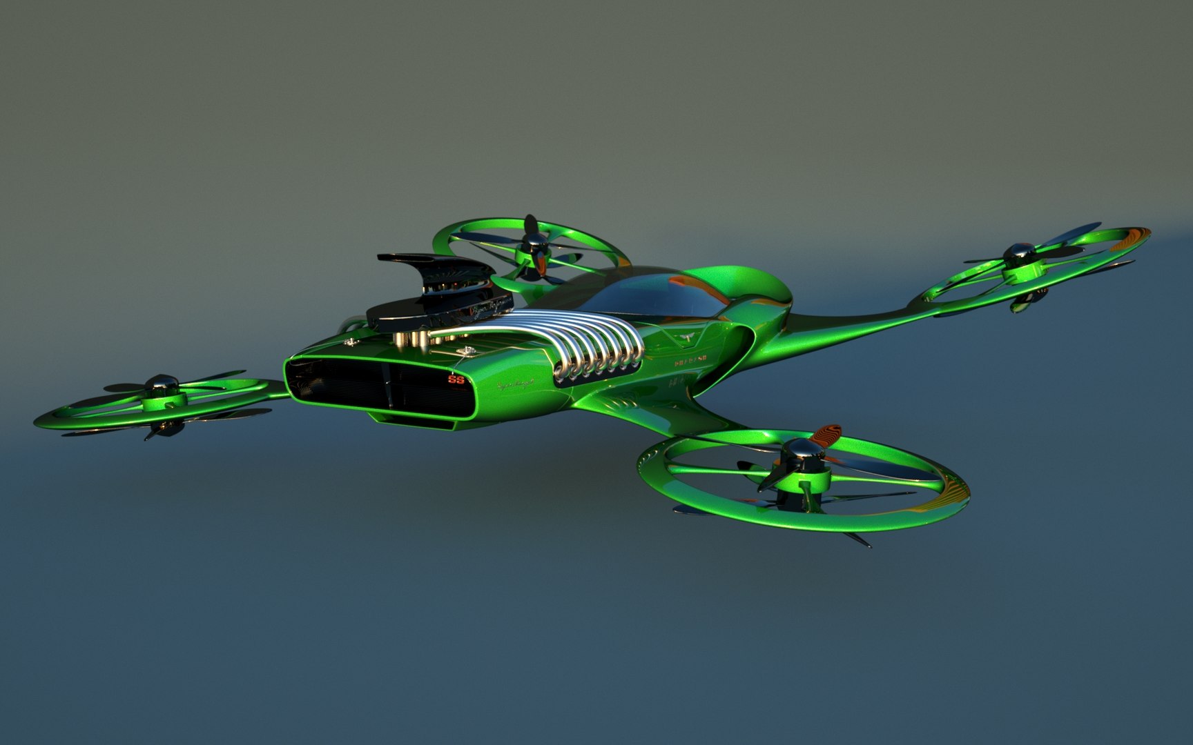 5 In 1 Cheap And Cool Copter Car Collection 09 3D Model - TurboSquid ...