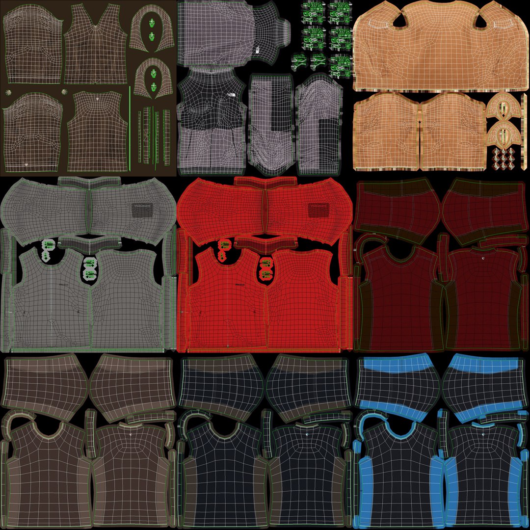 Mens Clothing Collection 2 3D Model - TurboSquid 2010625