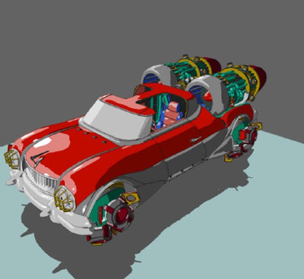 car vehicle 3d model
