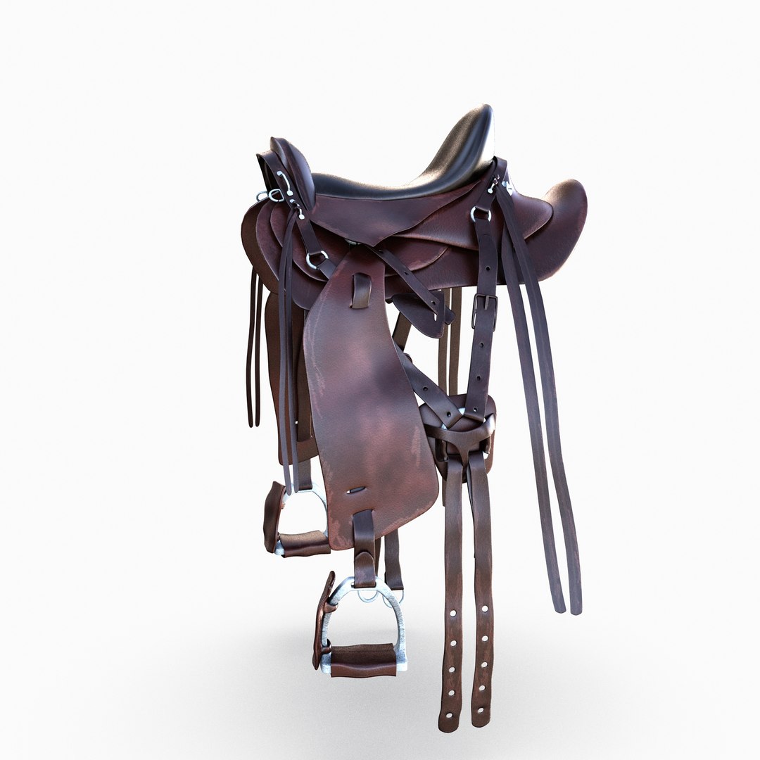Horse Saddle 3d Model