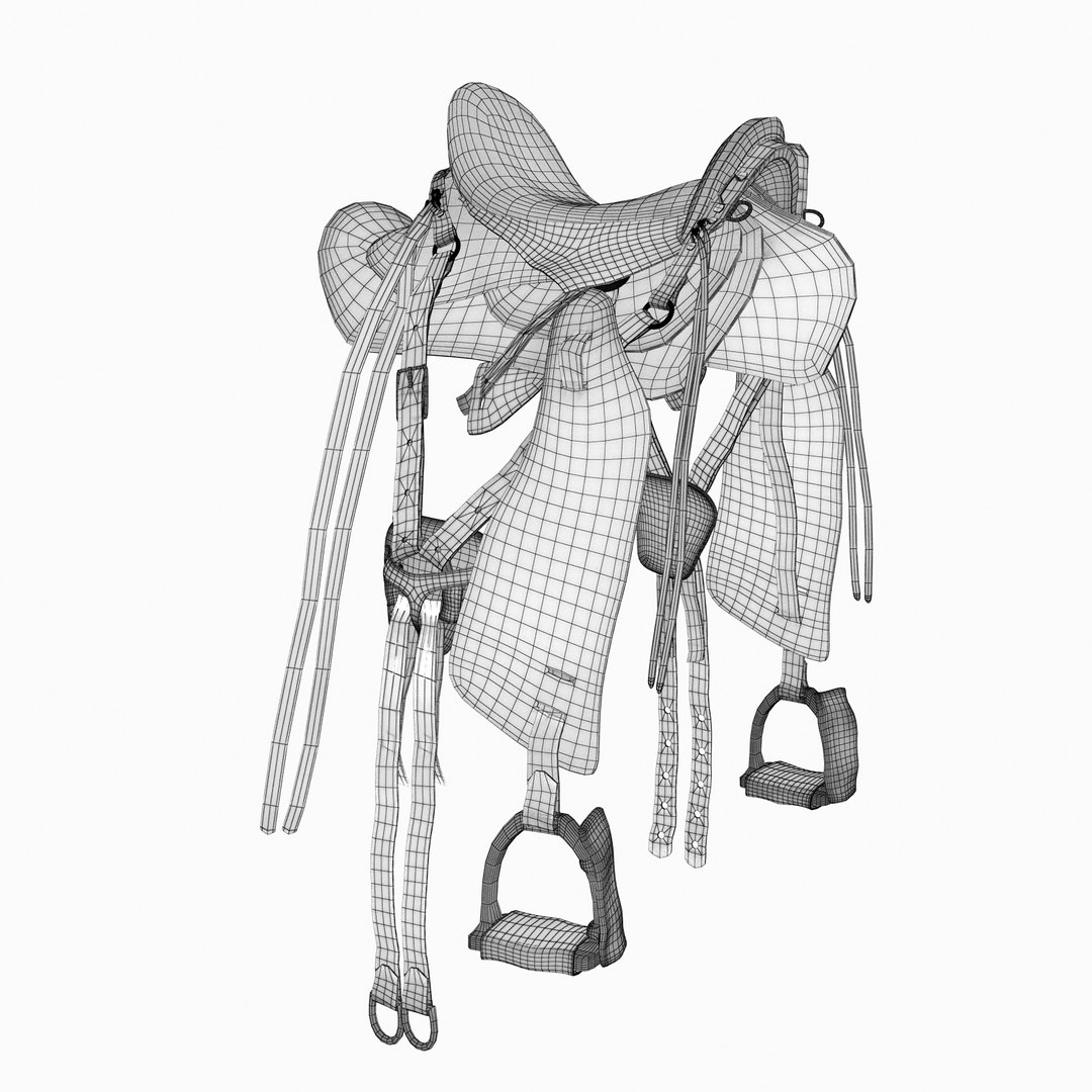 Horse Saddle 3d Model