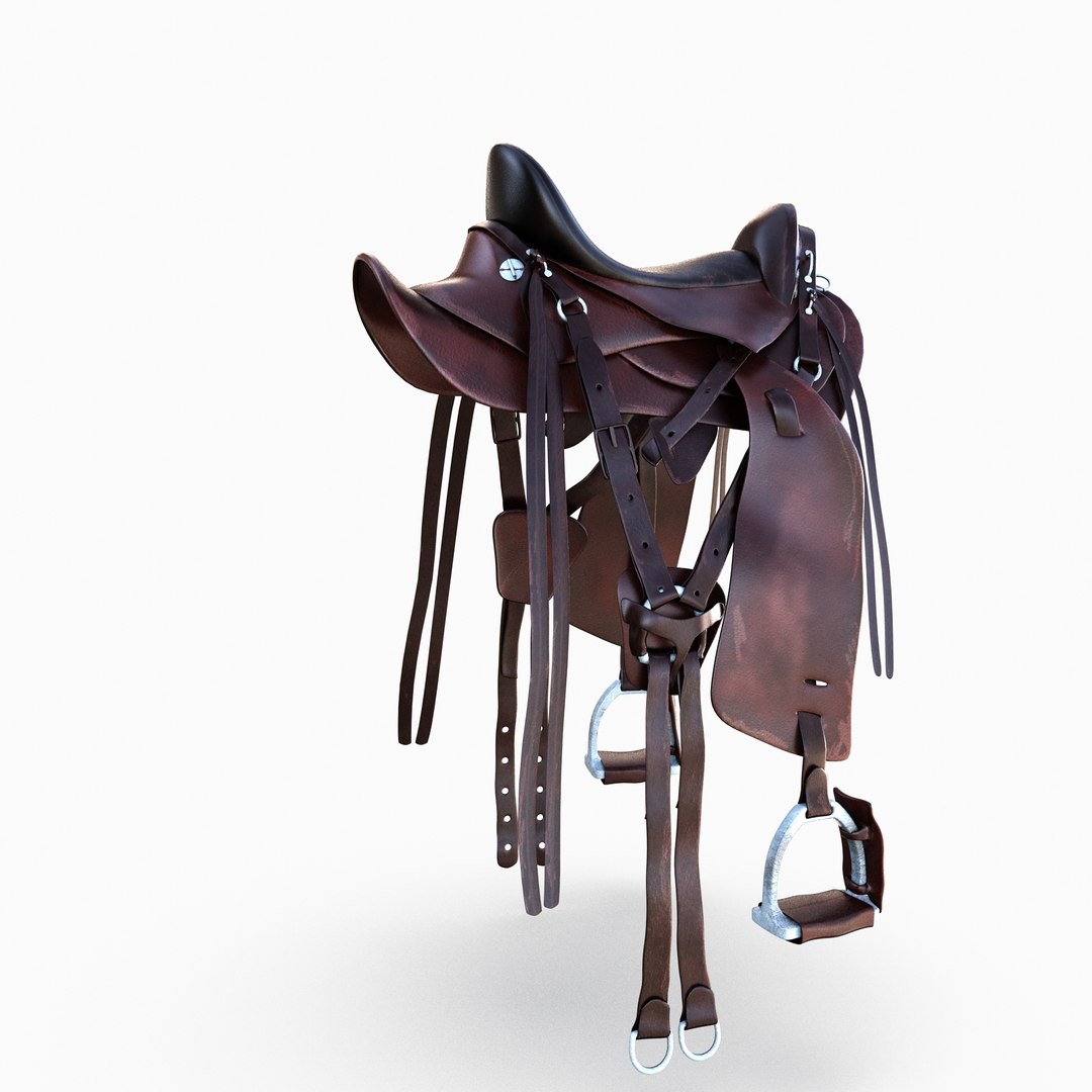 Horse Saddle 3d Model