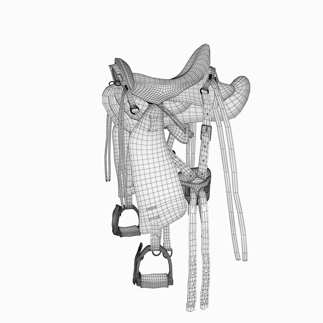 Horse Saddle 3d Model
