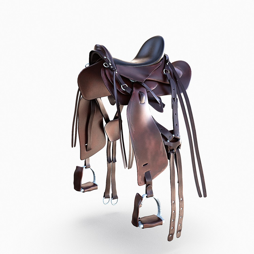Horse Saddle 3d Model