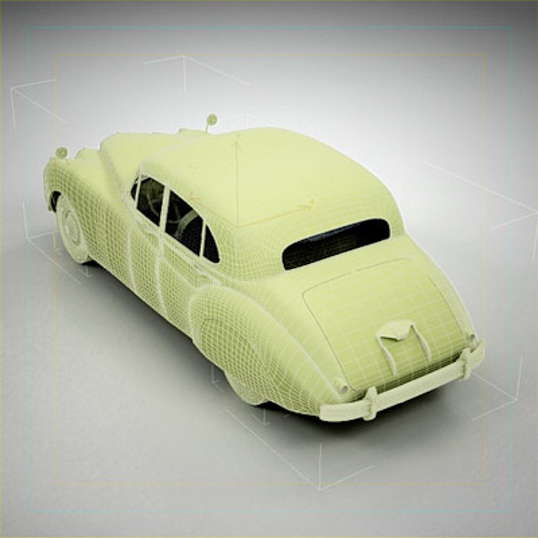 3d Model Classic British Limo