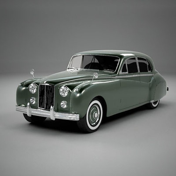 3d model classic british limo