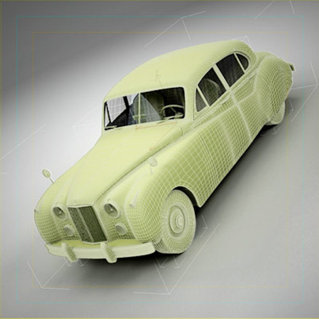 3d Model Classic British Limo