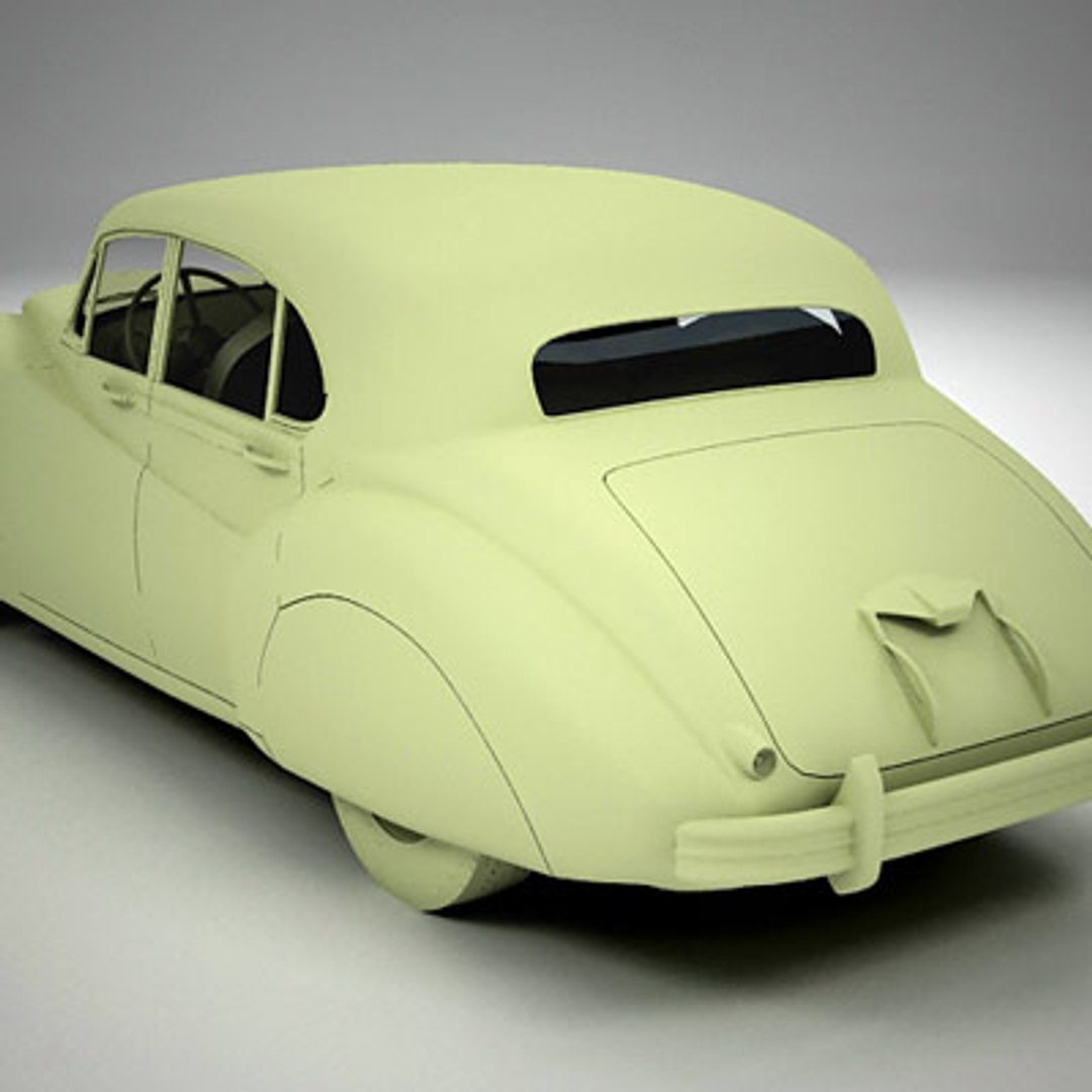 3d Model Classic British Limo