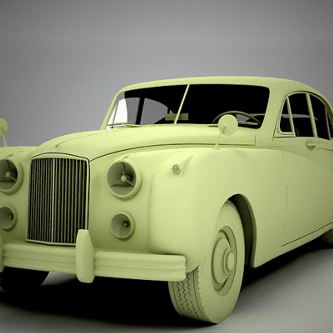 3d Model Classic British Limo