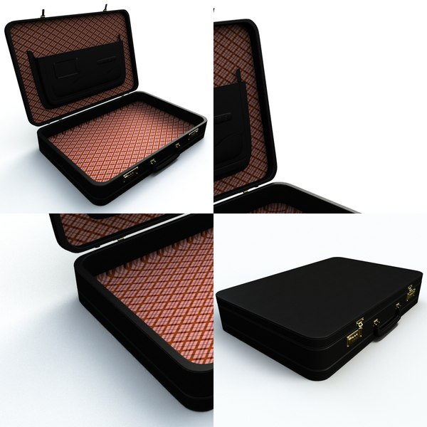 3d suitcase baggage model