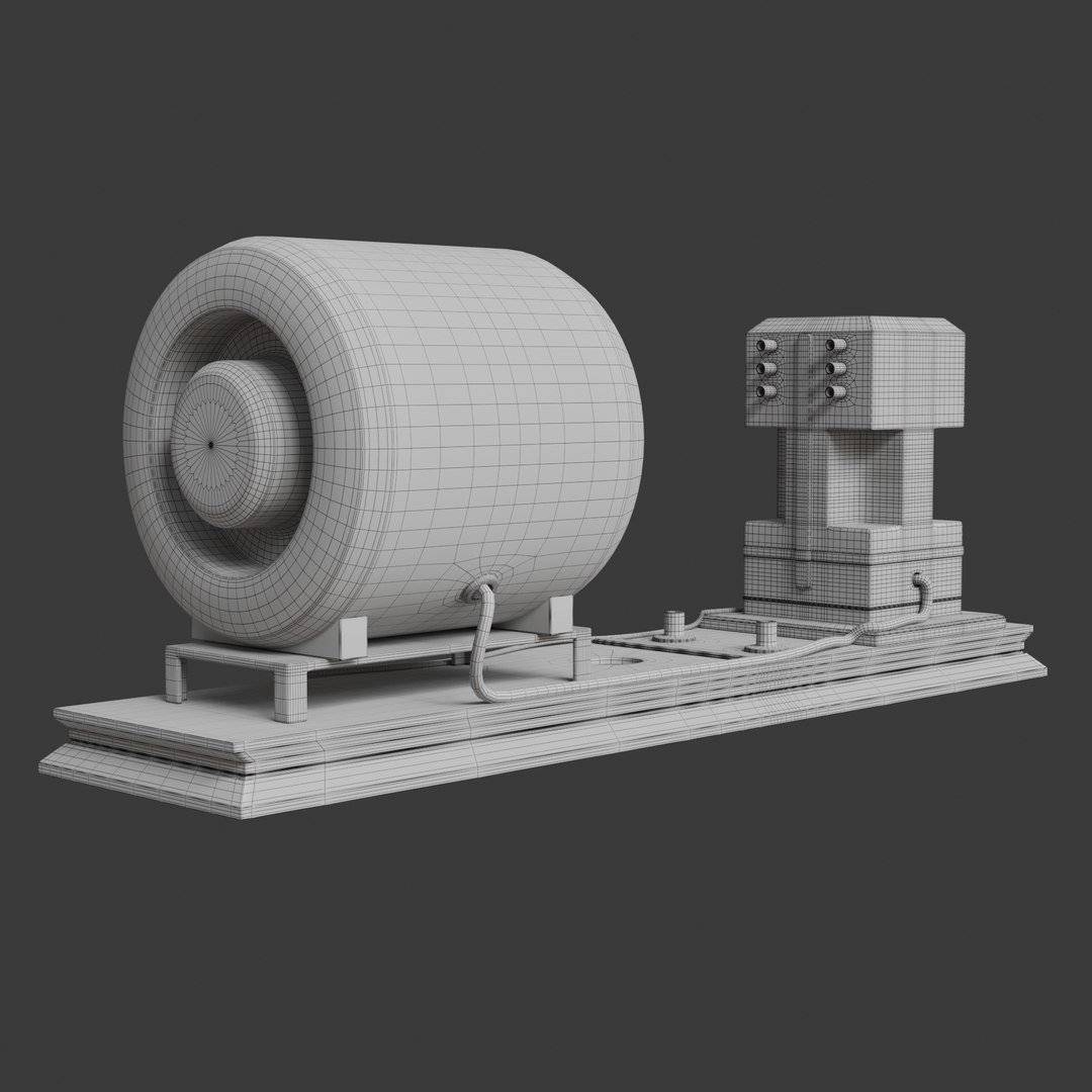 Old Machine 3D Model - TurboSquid 1997204