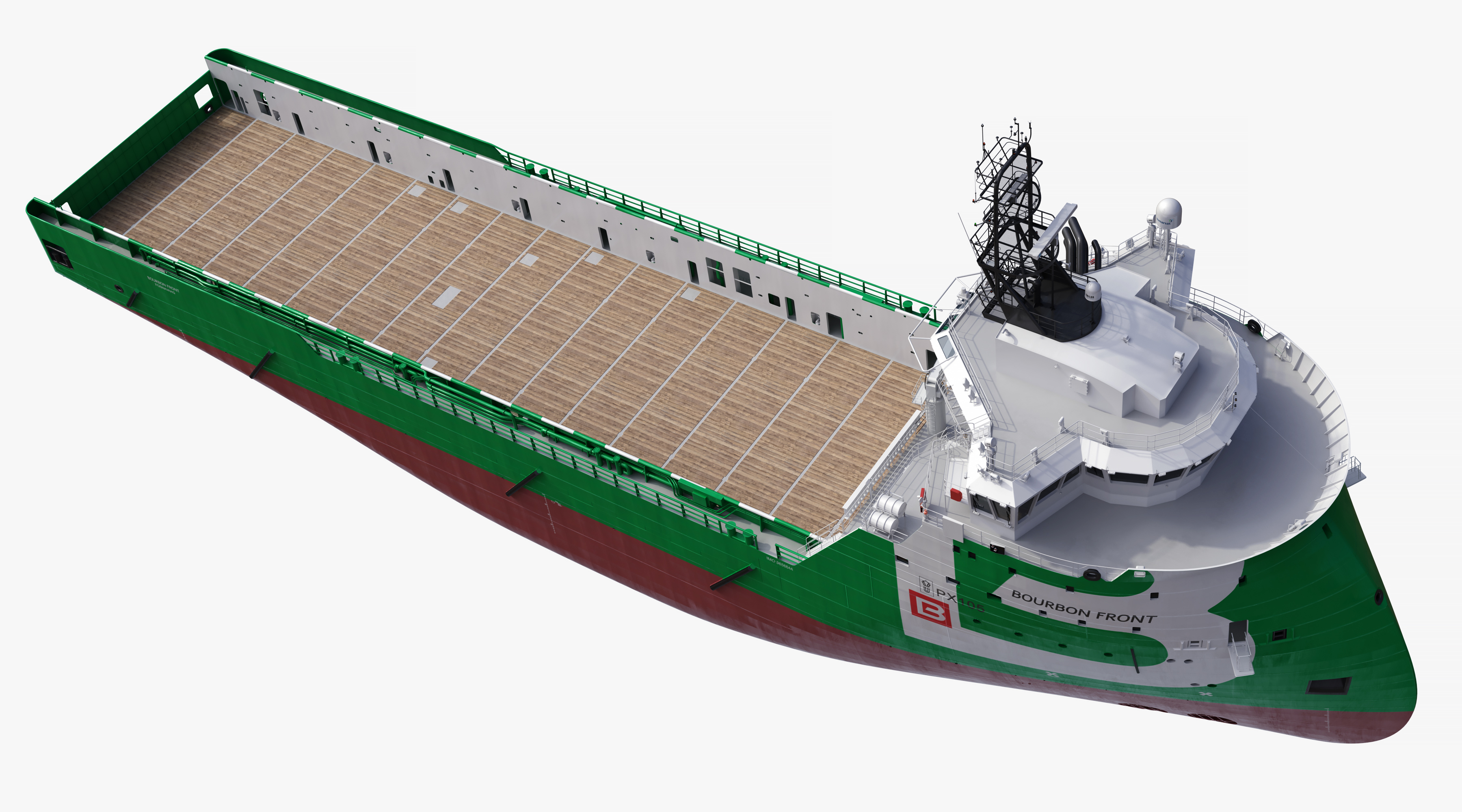 Ulstein px105 bourbon platform supply 3D model - TurboSquid 1426669