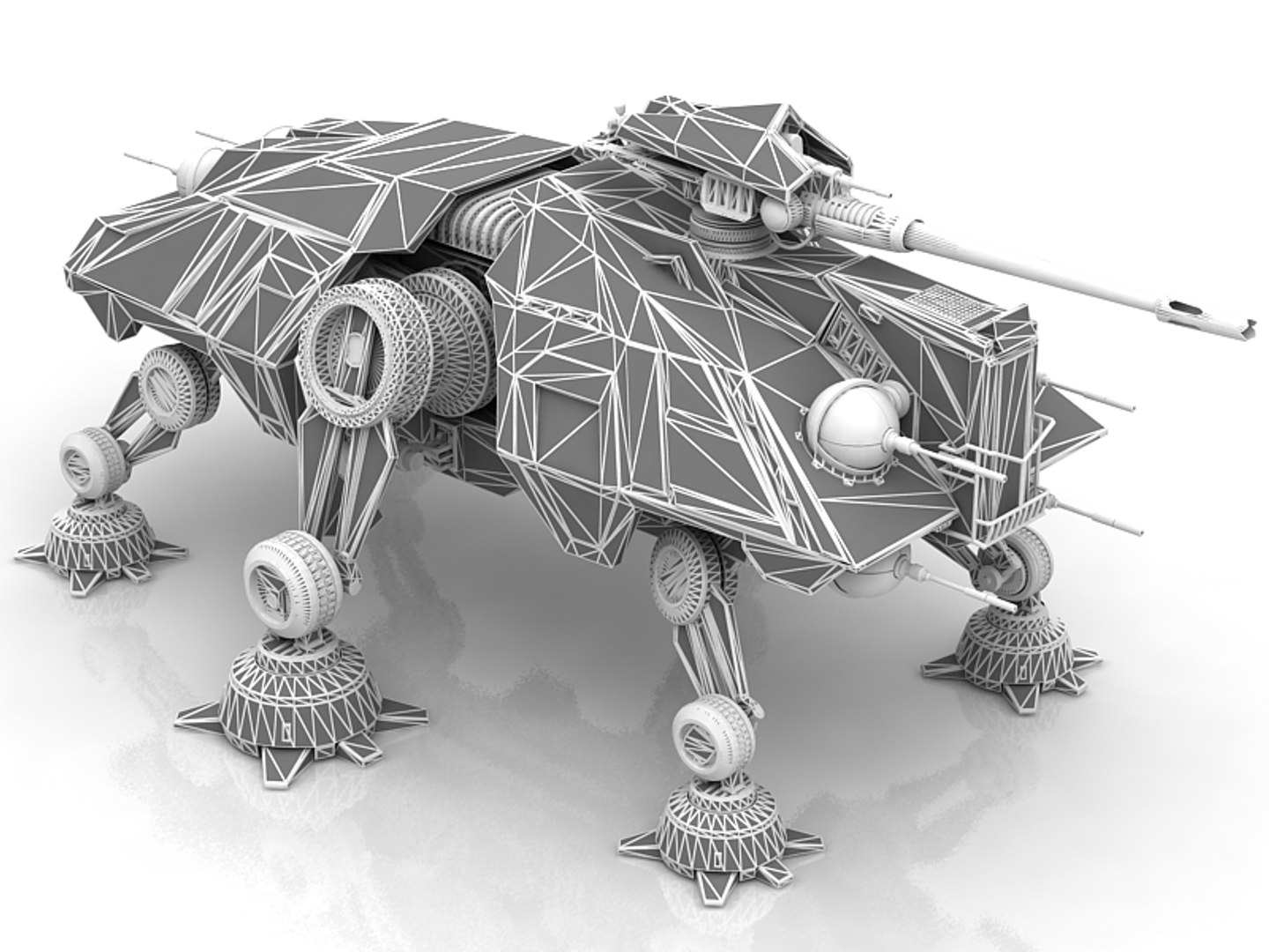 3D Machine Robot Atat Terrain - TurboSquid 1627847