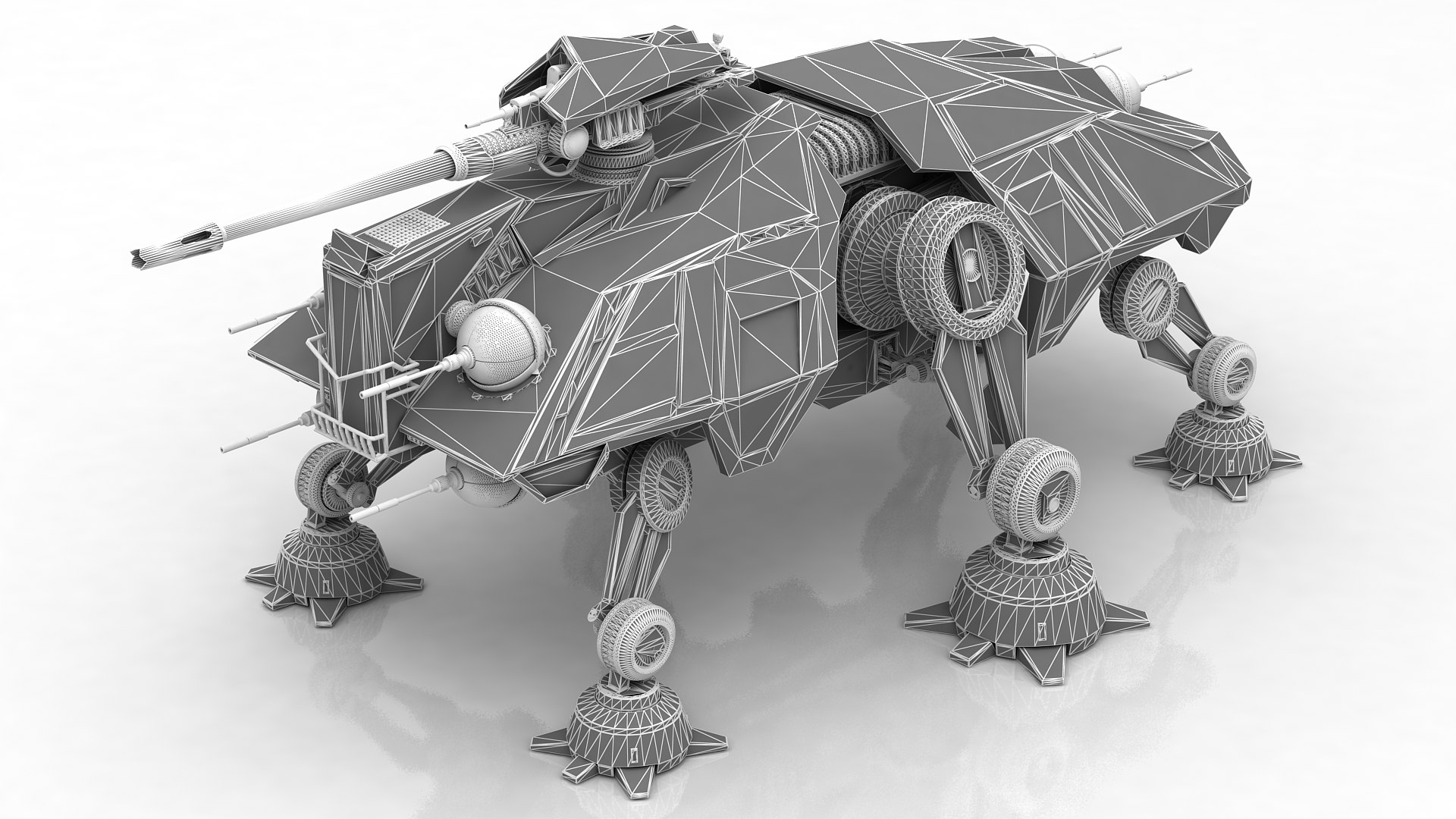 3D Machine Robot Atat Terrain - TurboSquid 1627847