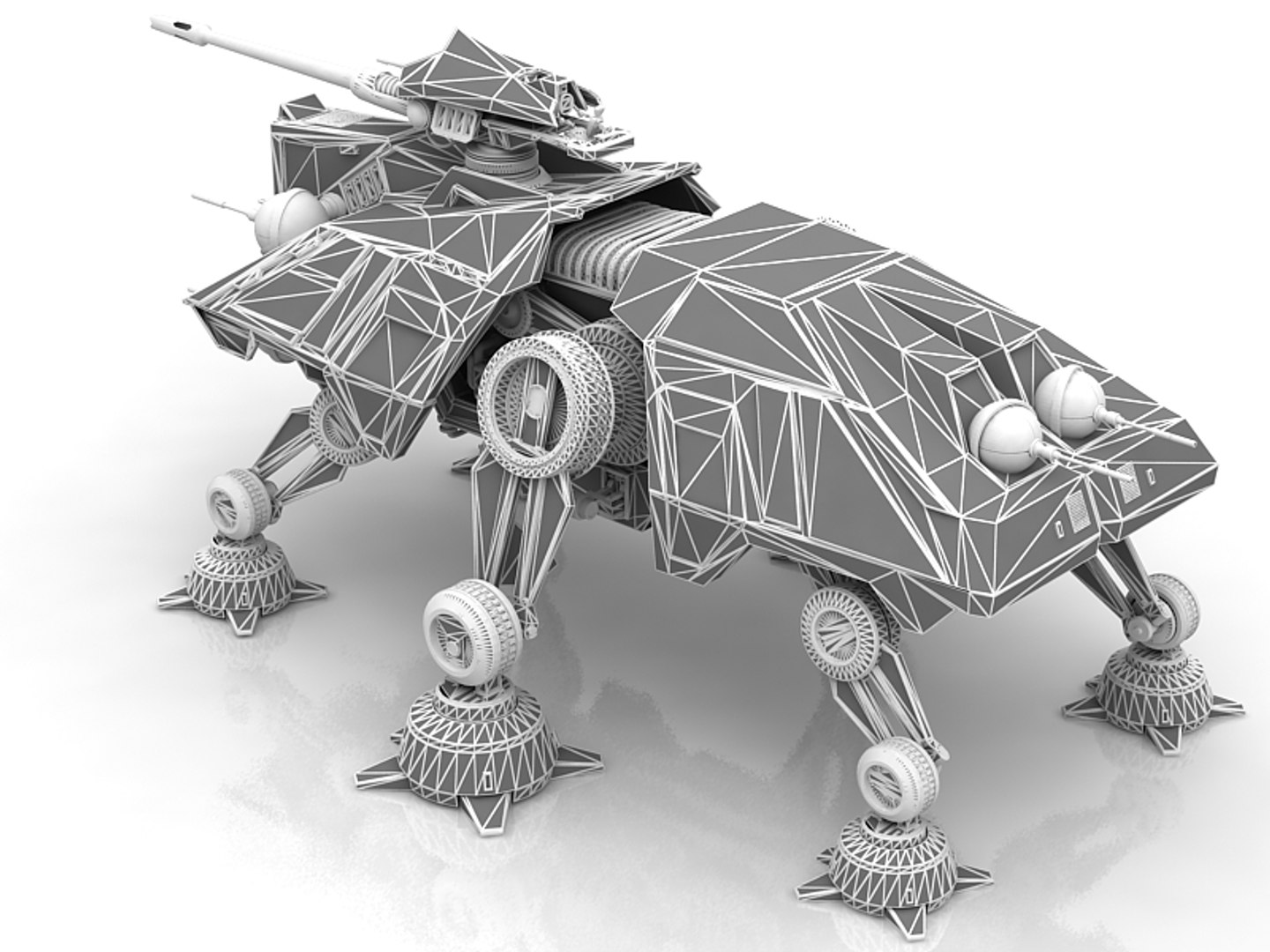 3D Machine Robot Atat Terrain - TurboSquid 1627847