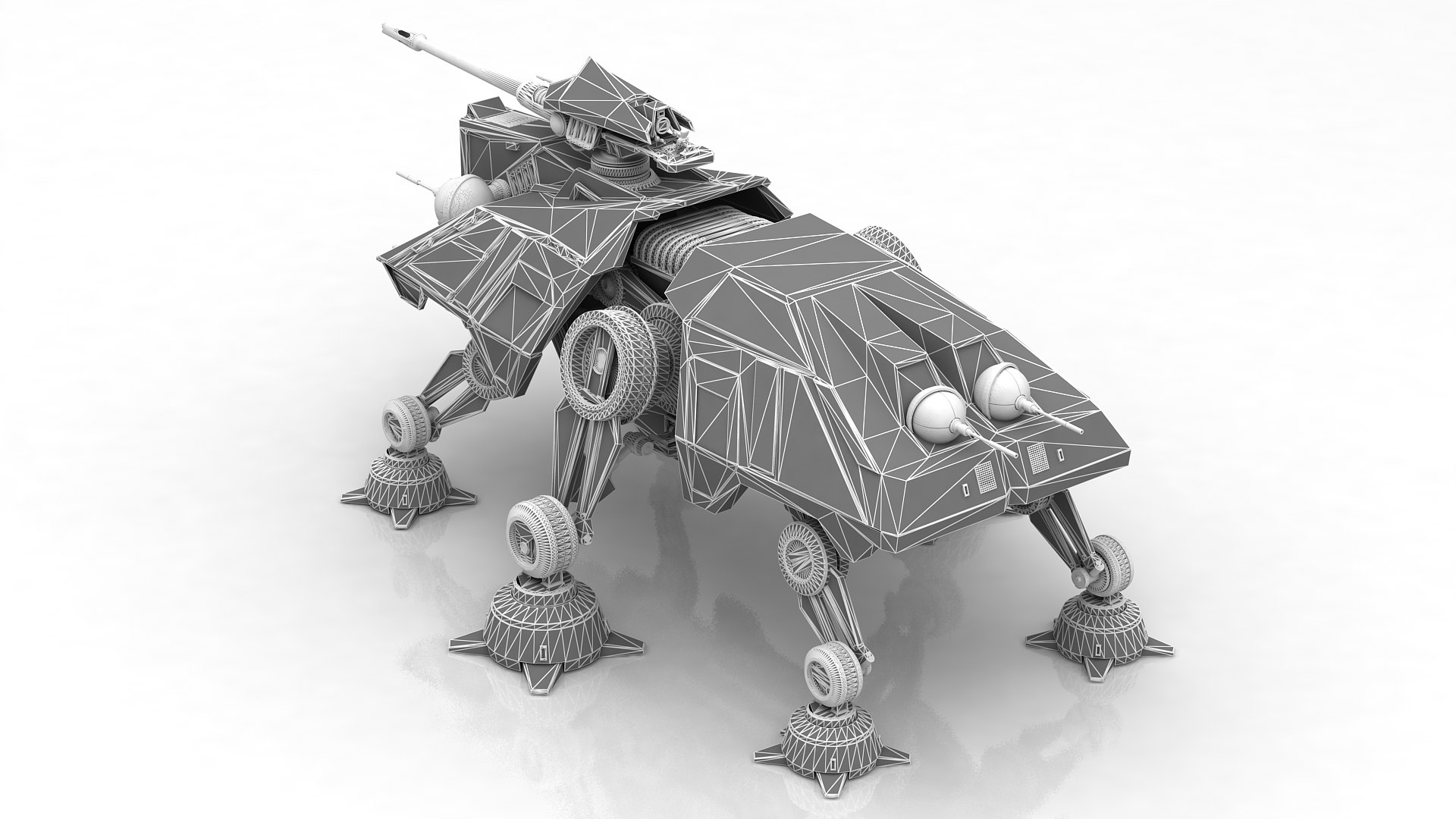 3D Machine Robot Atat Terrain - TurboSquid 1627847