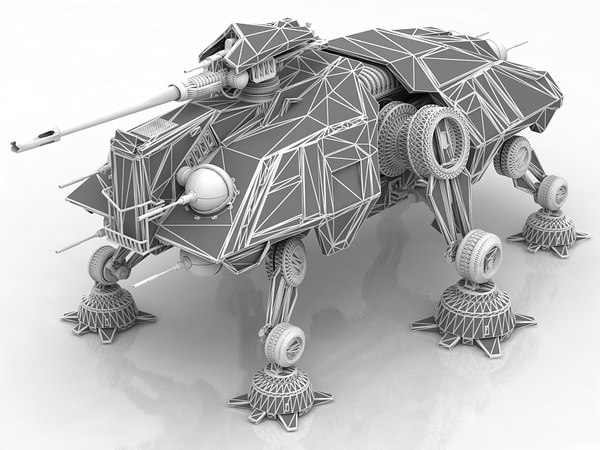 3D machine robot atat terrain - TurboSquid 1627847