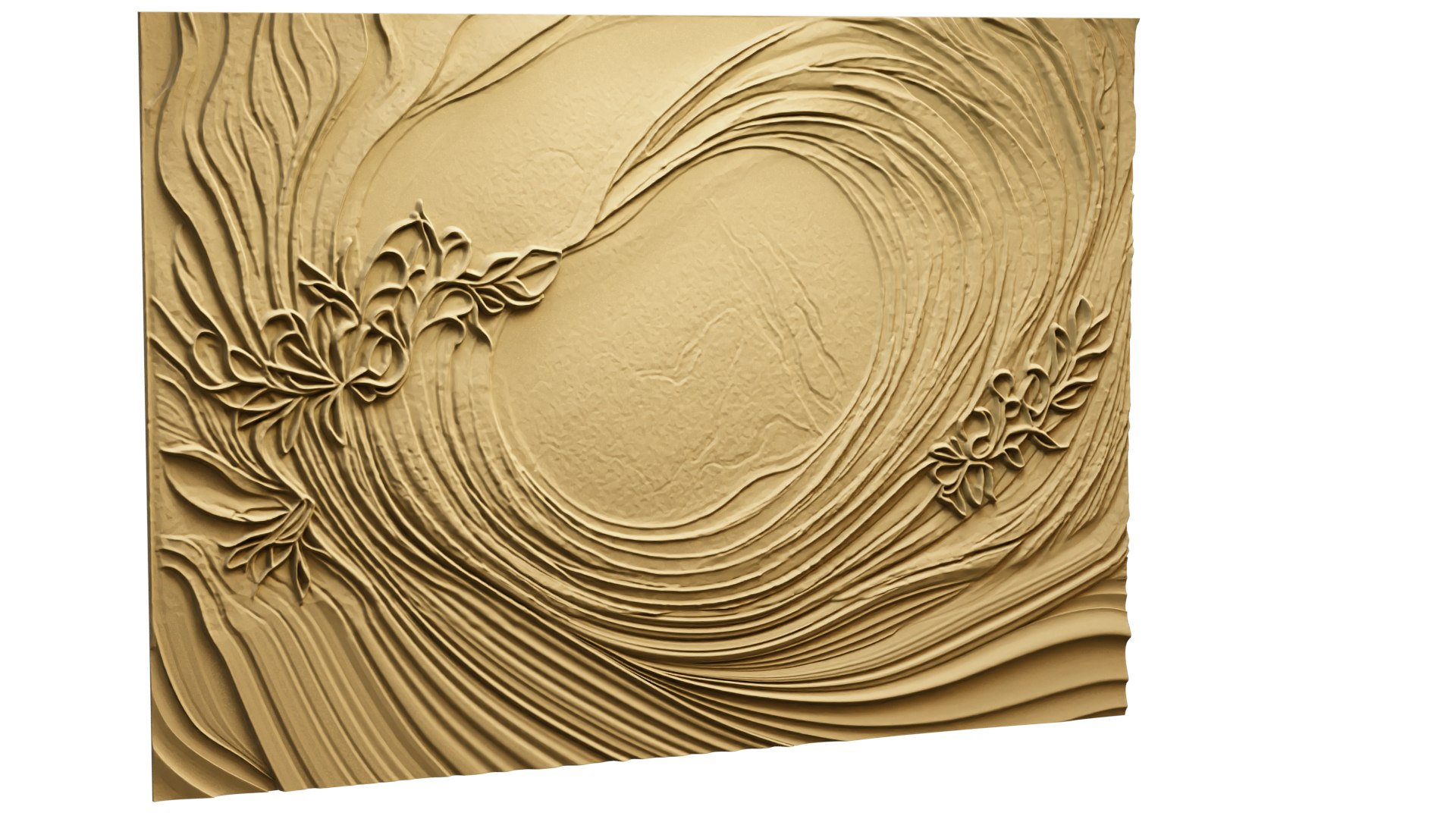 3D 3D Wall Panel Mural Decor Set Relief Stl 01 - TurboSquid 2391322