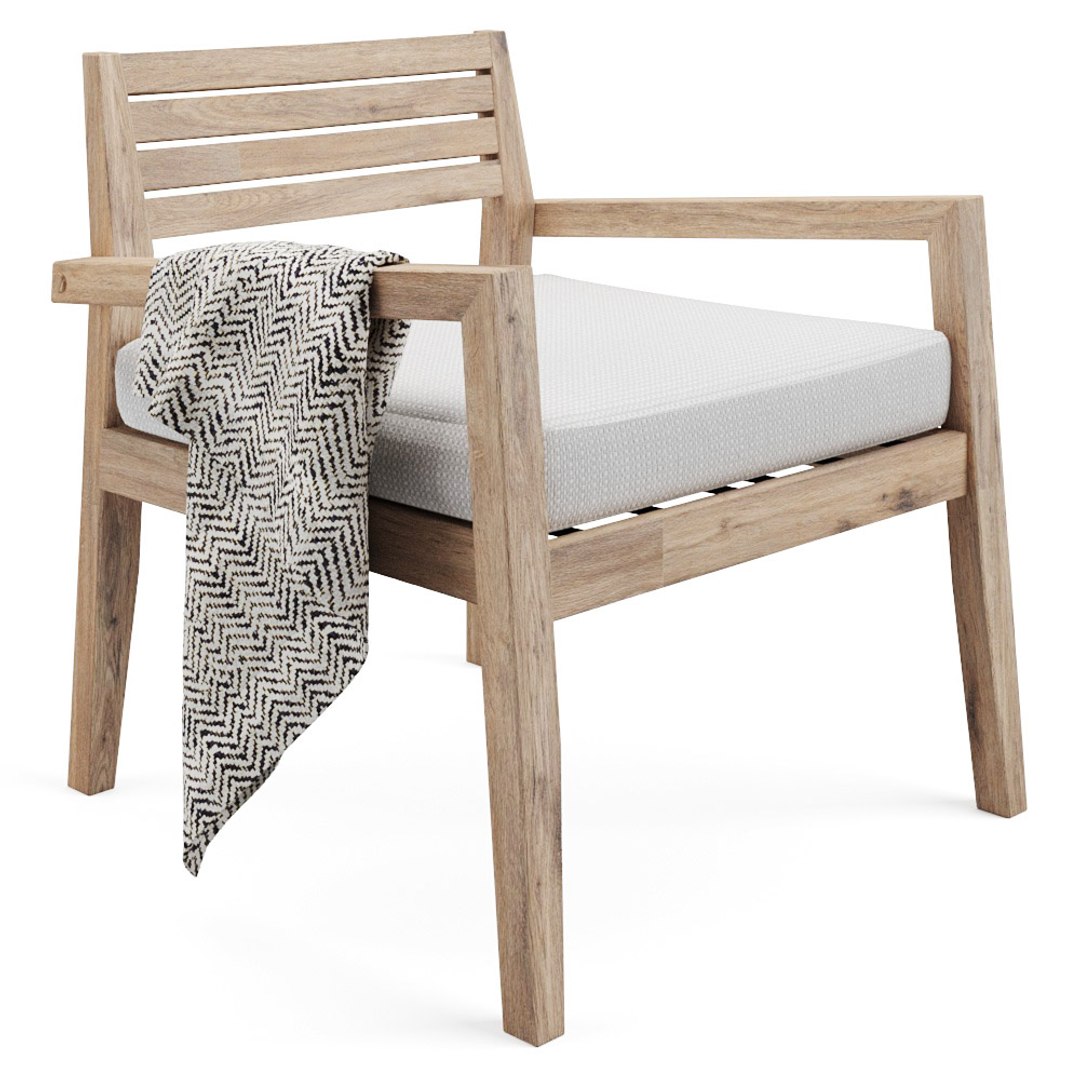 3D model clodie armchair seat - TurboSquid 1584770