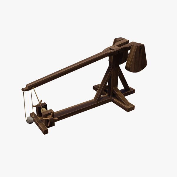 modelo 3d Trebuchet animado - TurboSquid 2151311