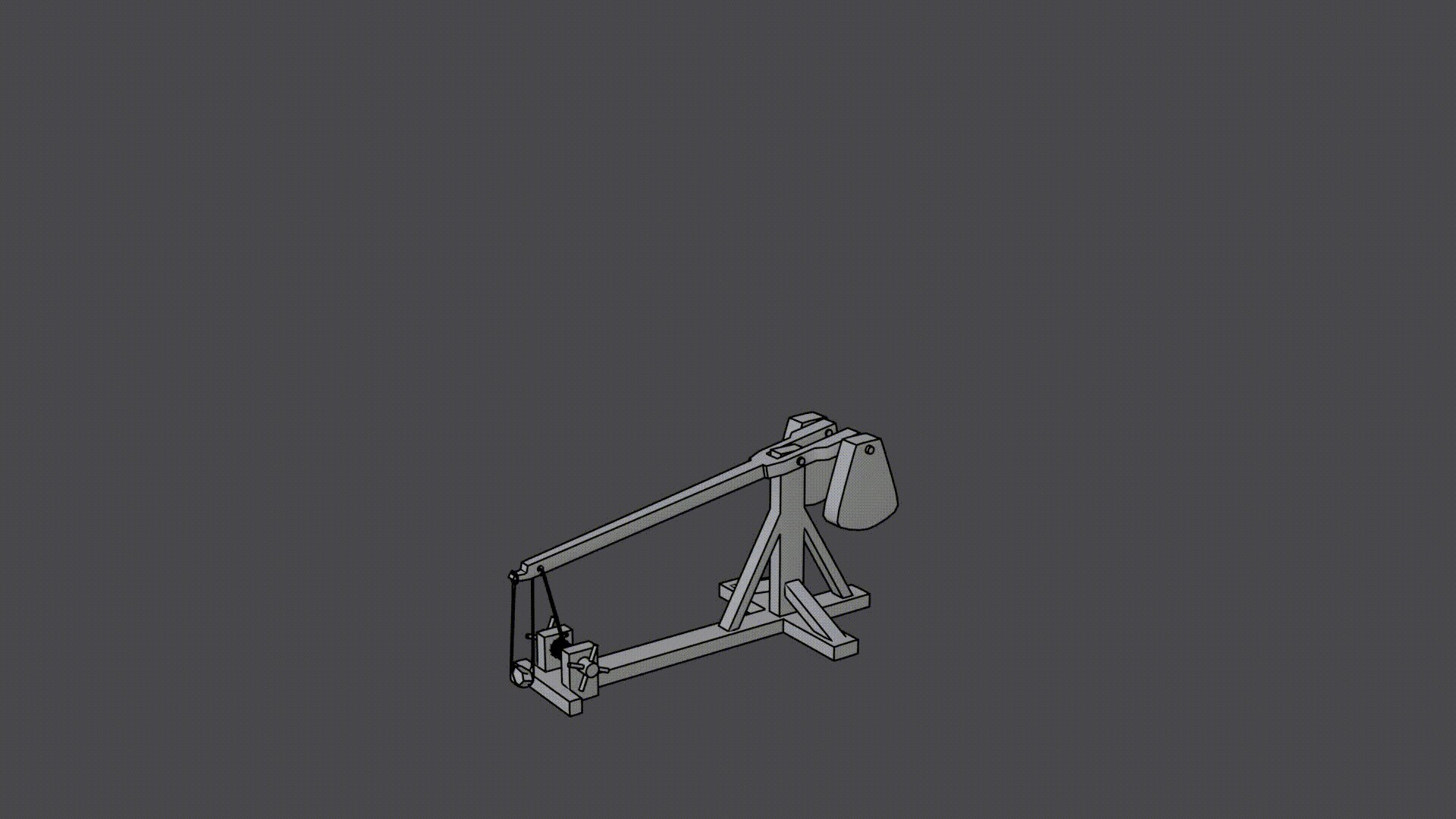 3D Trebuchet animated - TurboSquid 2151311