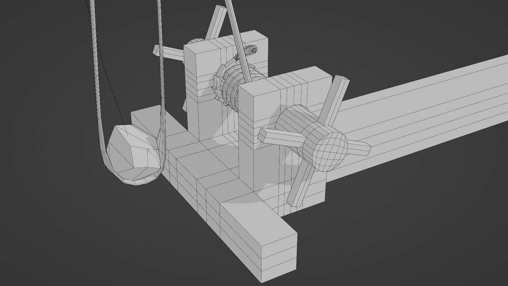 3D Trebuchet Animated - TurboSquid 2151311