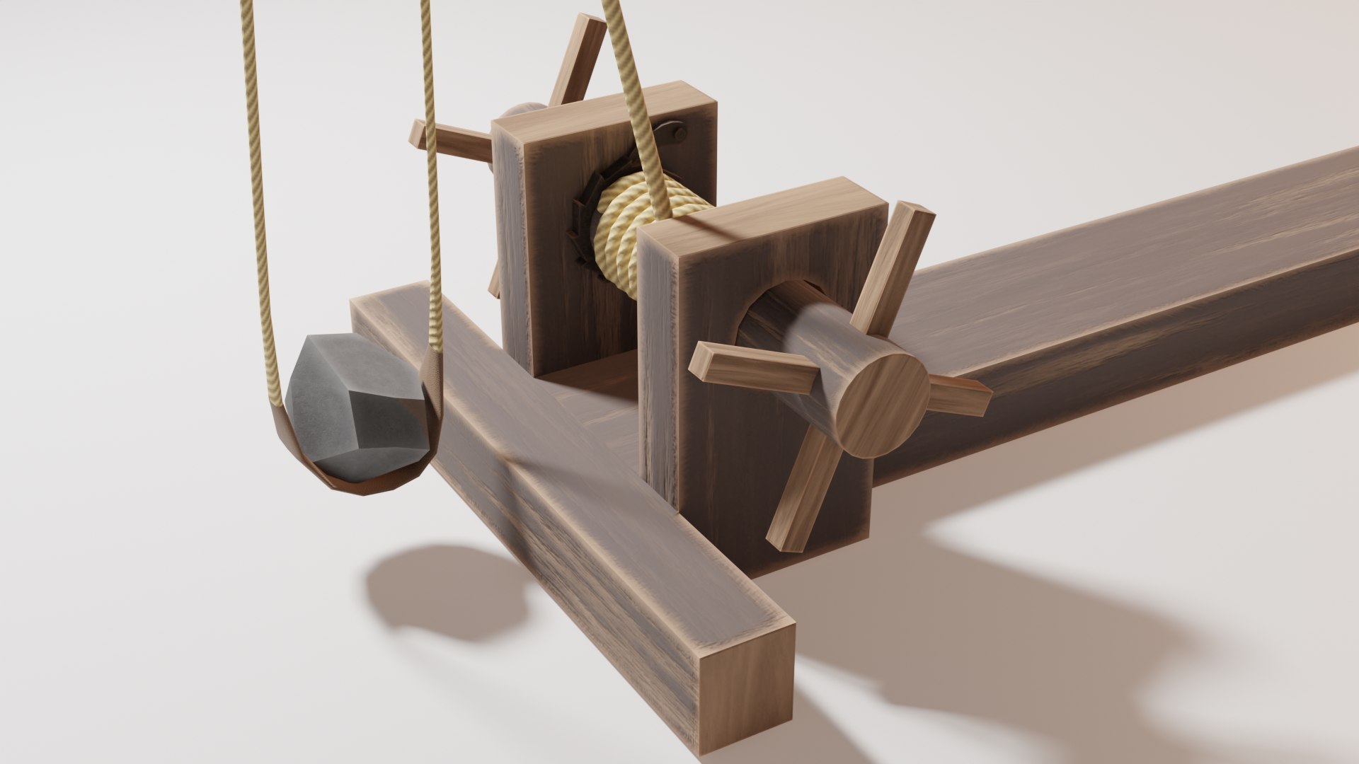 3D Trebuchet Animated - TurboSquid 2151311