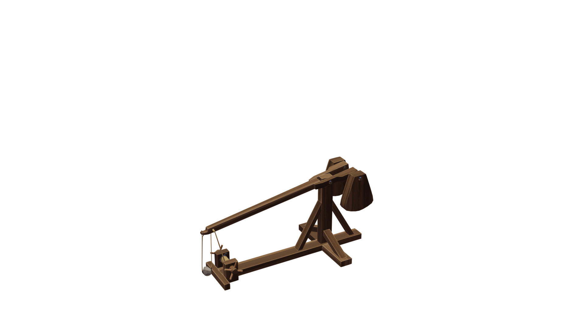 3D Trebuchet animated - TurboSquid 2151311