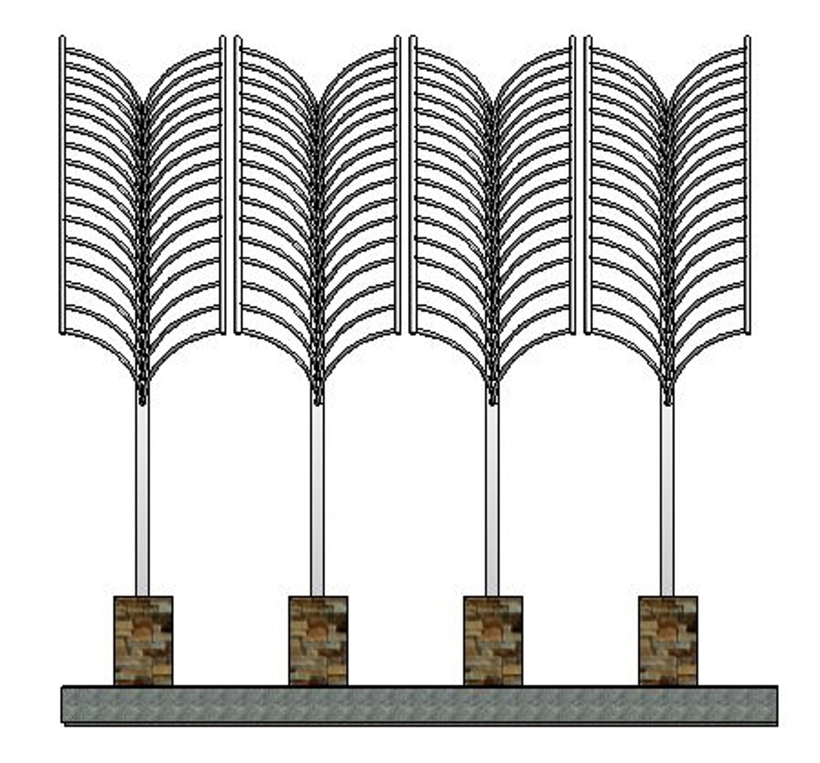 modern shade 3d model