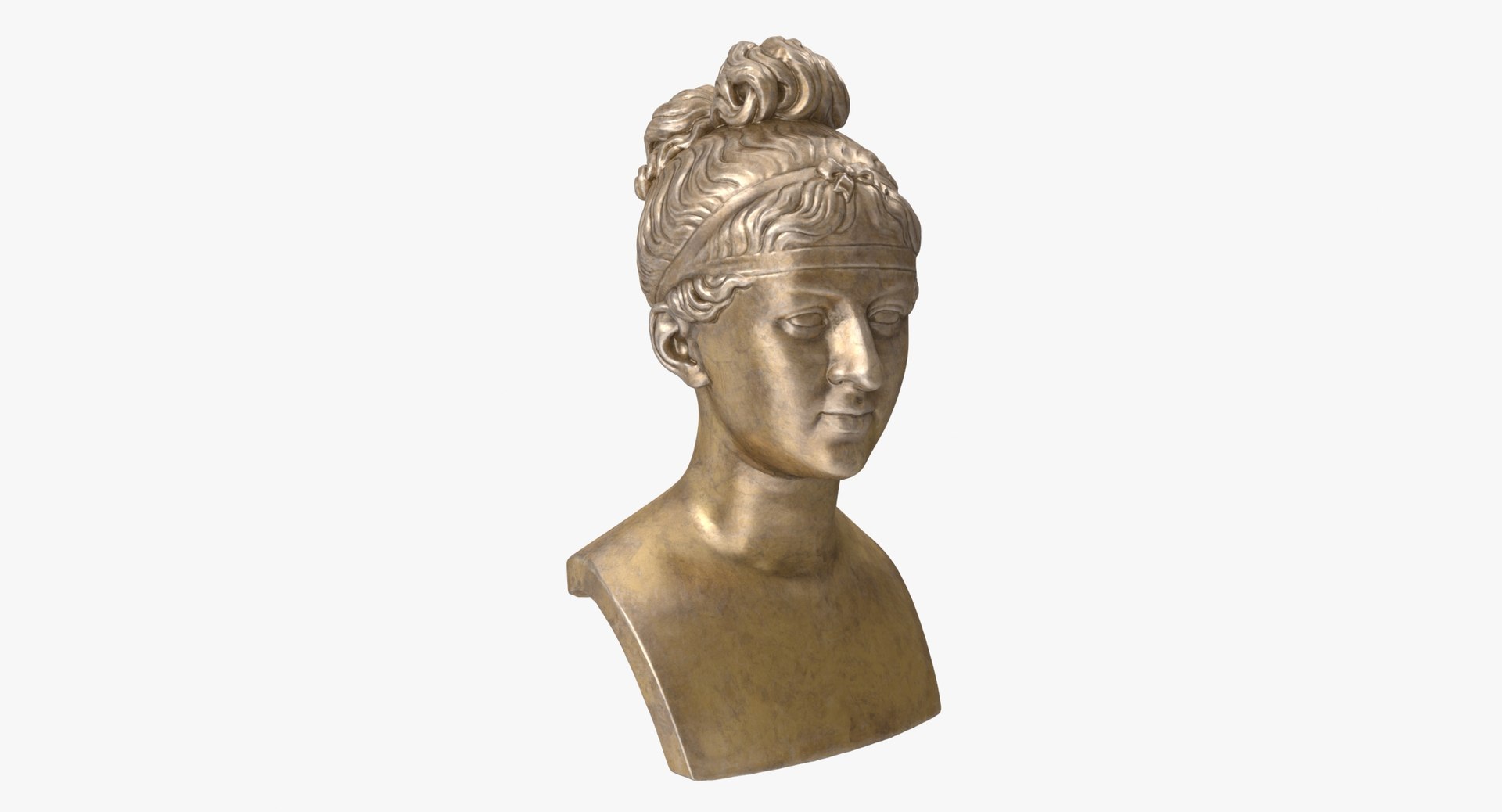 Ida Brun Bronze Bust 3D - TurboSquid 1865657