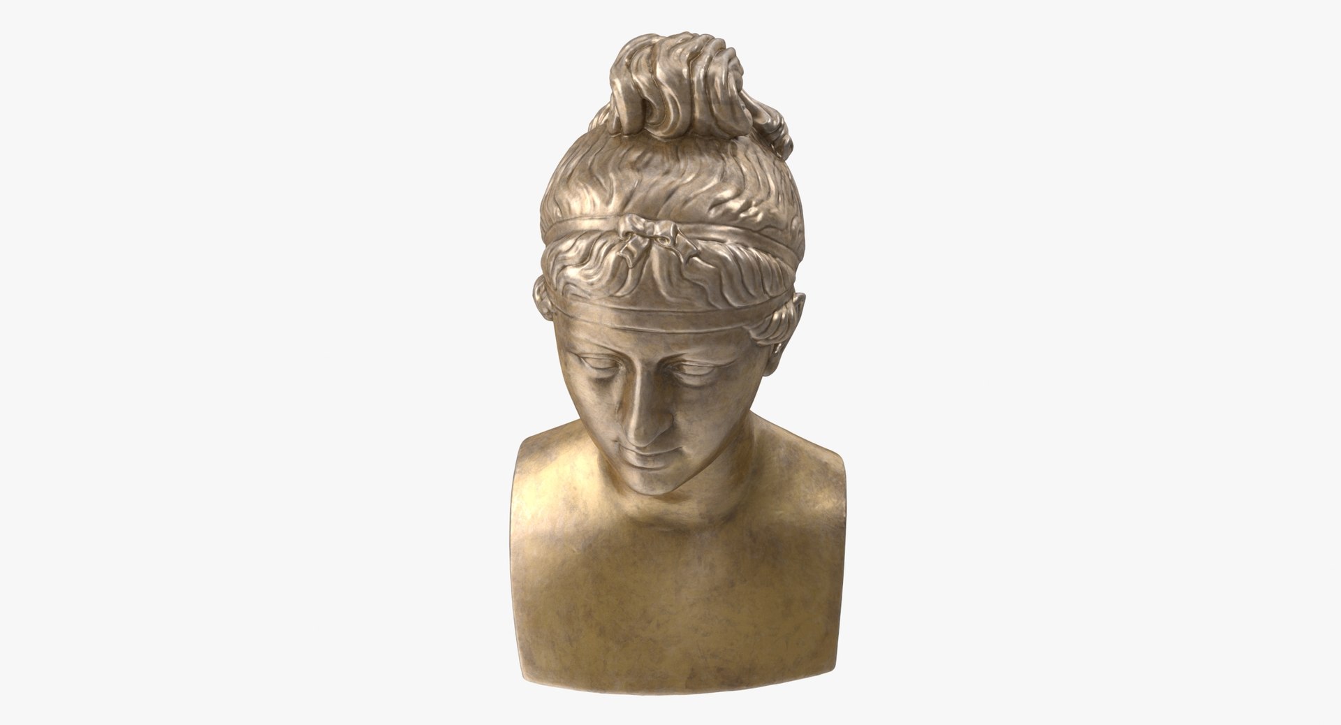 Ida Brun Bronze Bust 3D - TurboSquid 1865657