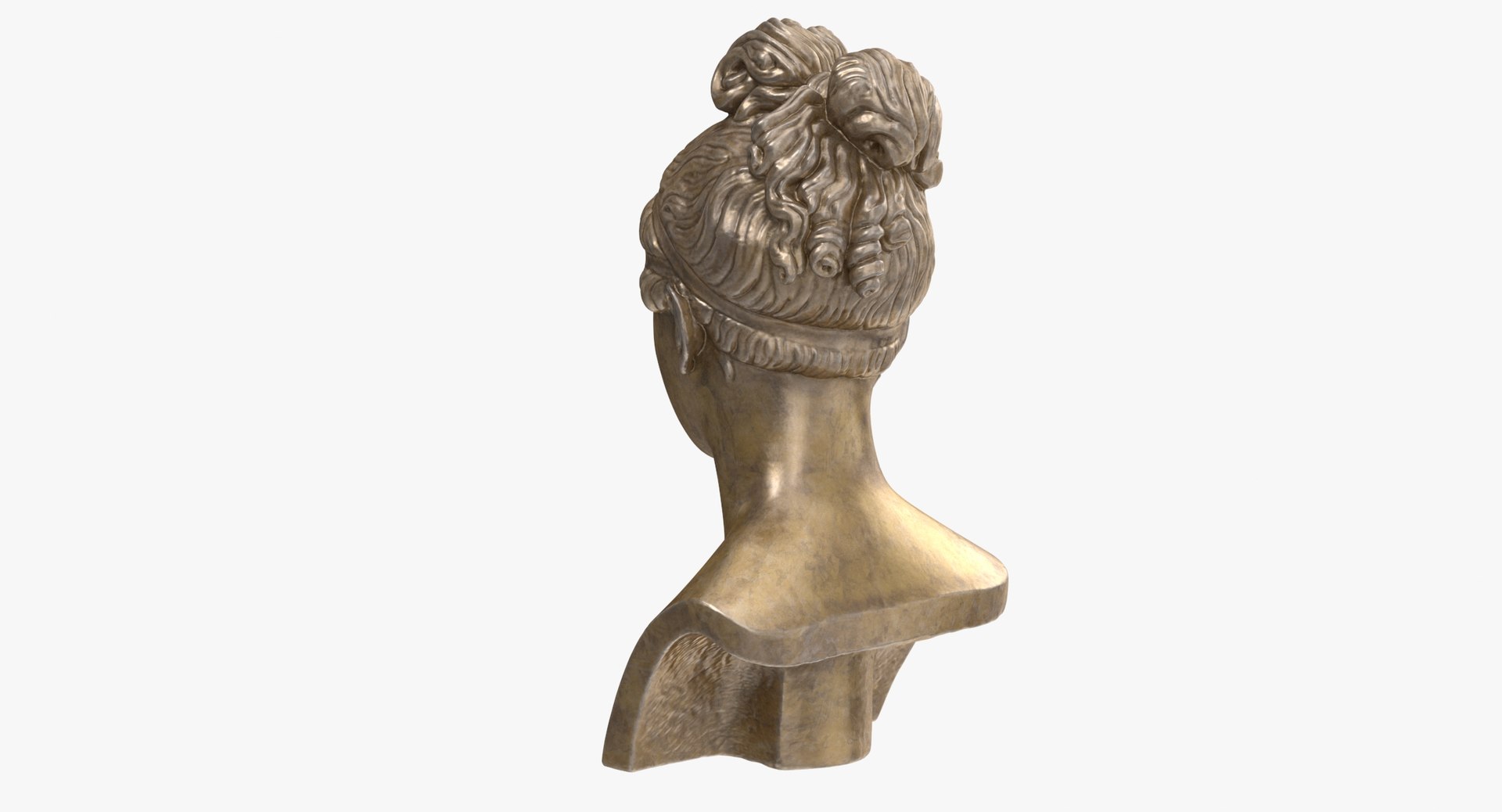 Ida Brun Bronze Bust 3D - TurboSquid 1865657