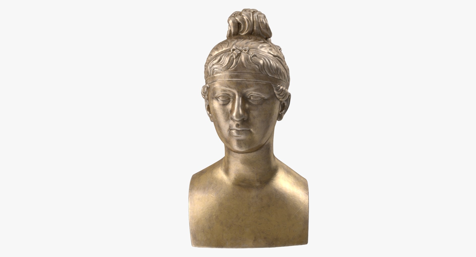 Ida Brun Bronze Bust 3D - TurboSquid 1865657