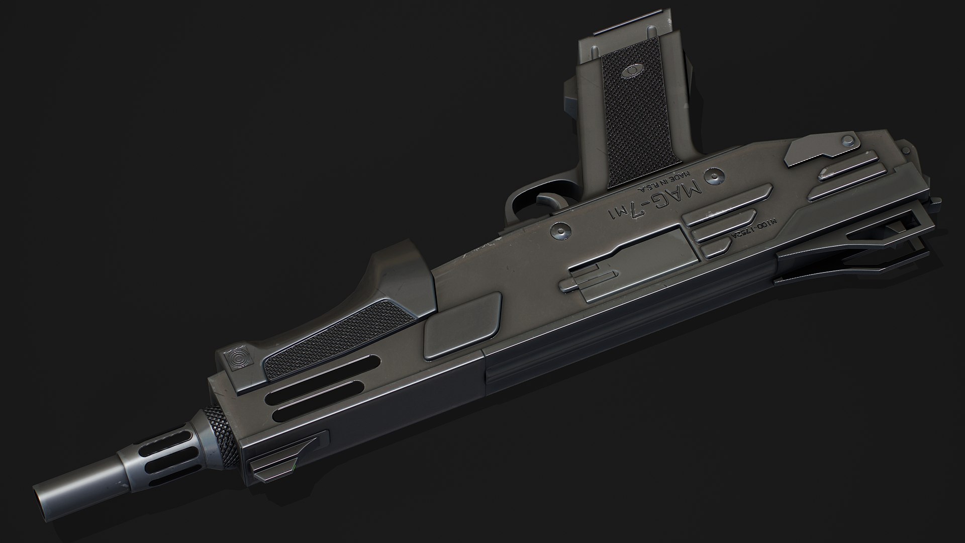 3D Model Mag-7 Shotgun - LowPoly Mobile Ready - TurboSquid 2071448