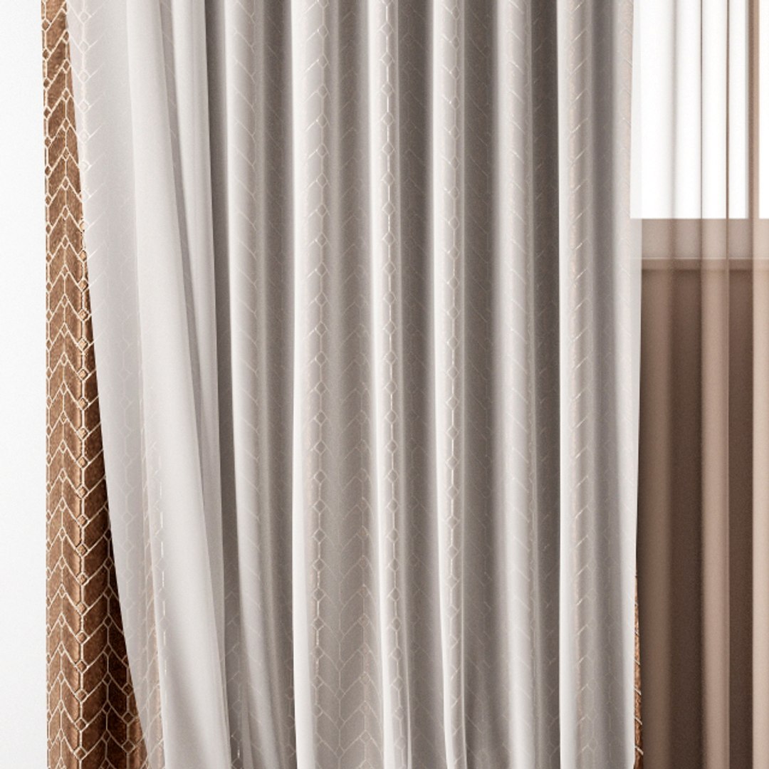 Curtain Fabric Drape Model - TurboSquid 1618083