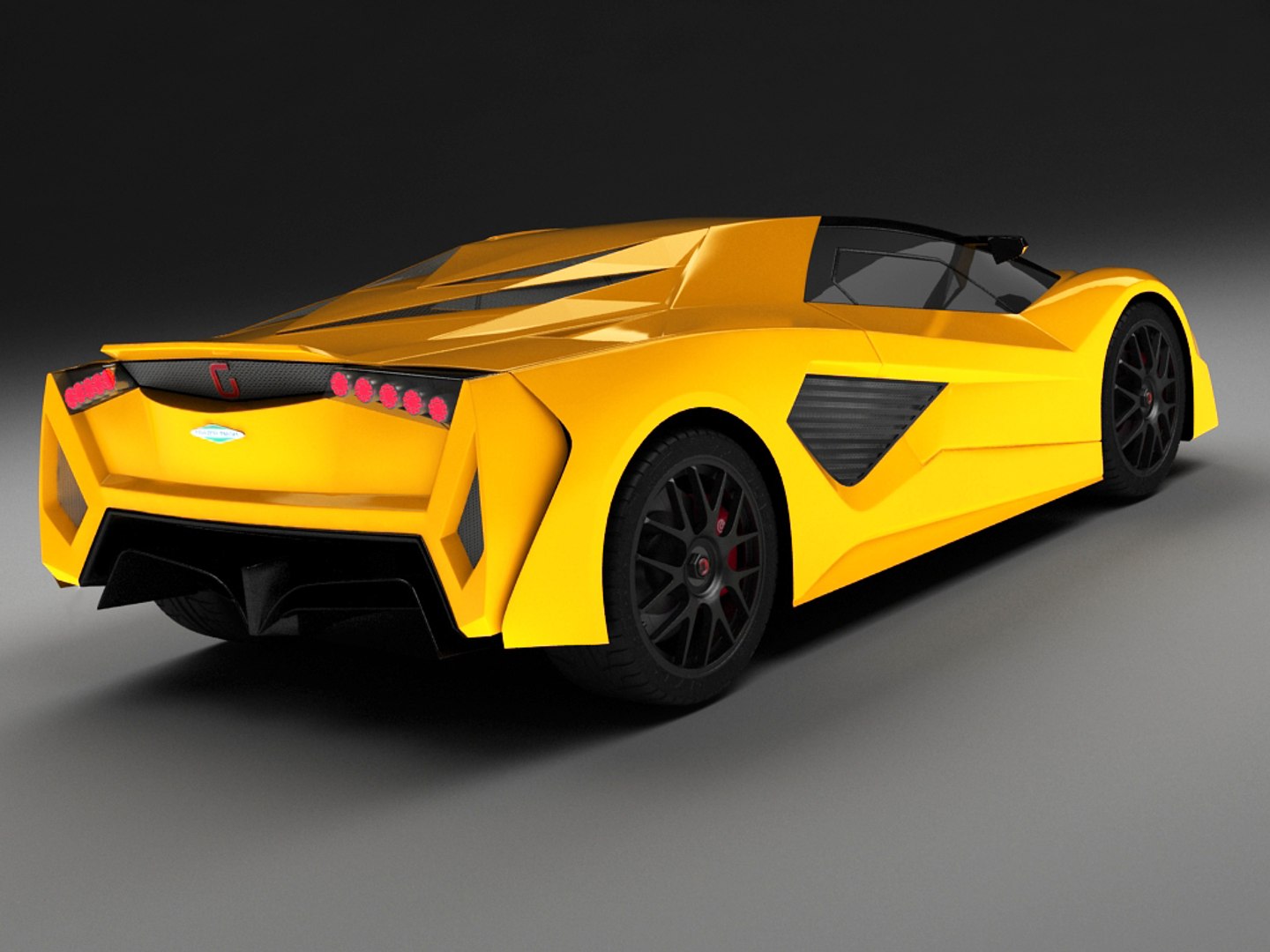 Giugiaro Frazer Concept Car 3d Max