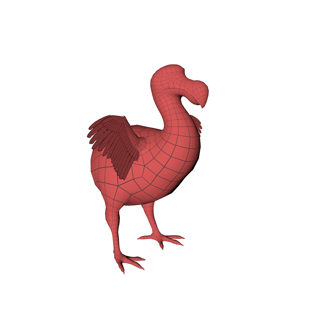 Mesh Dodo Bird 3D Model - TurboSquid 1663436