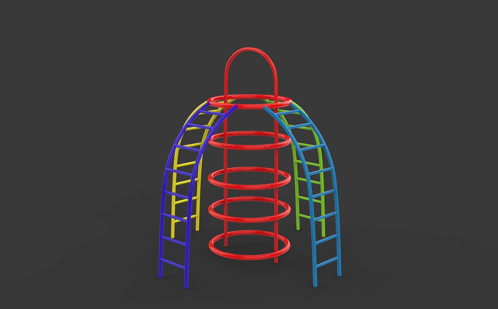 Playground Monkey Bar 3D Model 3D Model - TurboSquid 2340492