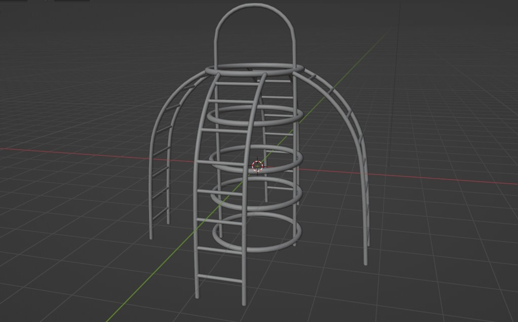 Playground Monkey Bar 3D Model 3D Model - TurboSquid 2340492