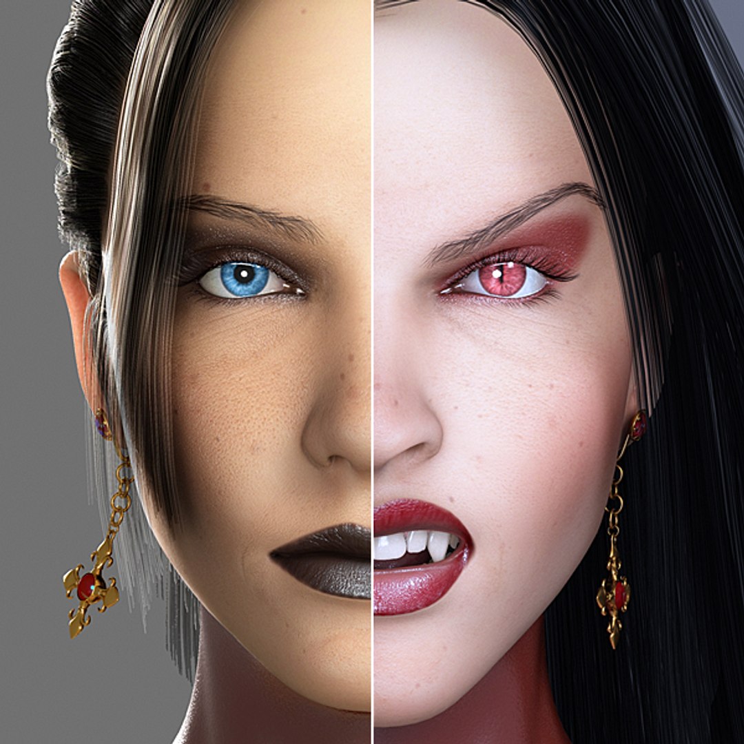 Realistic Female 2 Vampirella 3d Model