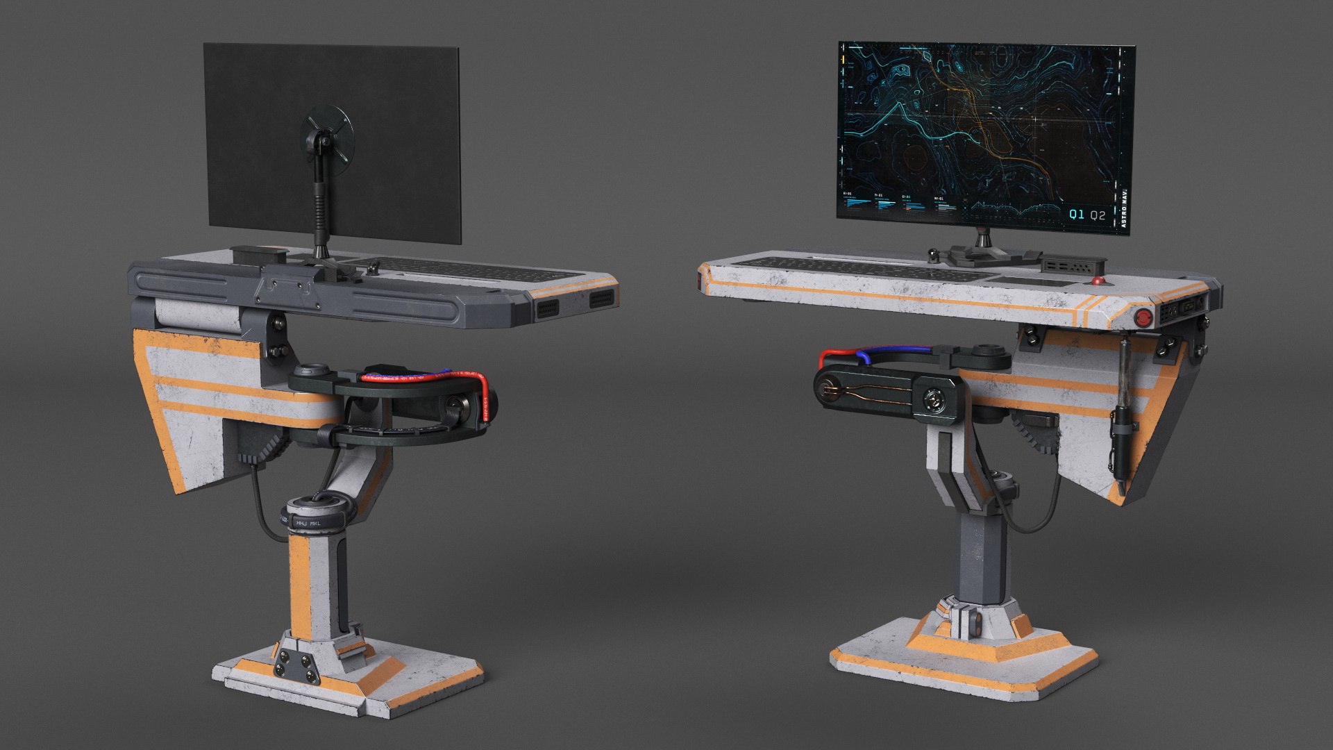 Sci-fi Computer 3D - TurboSquid 2133738