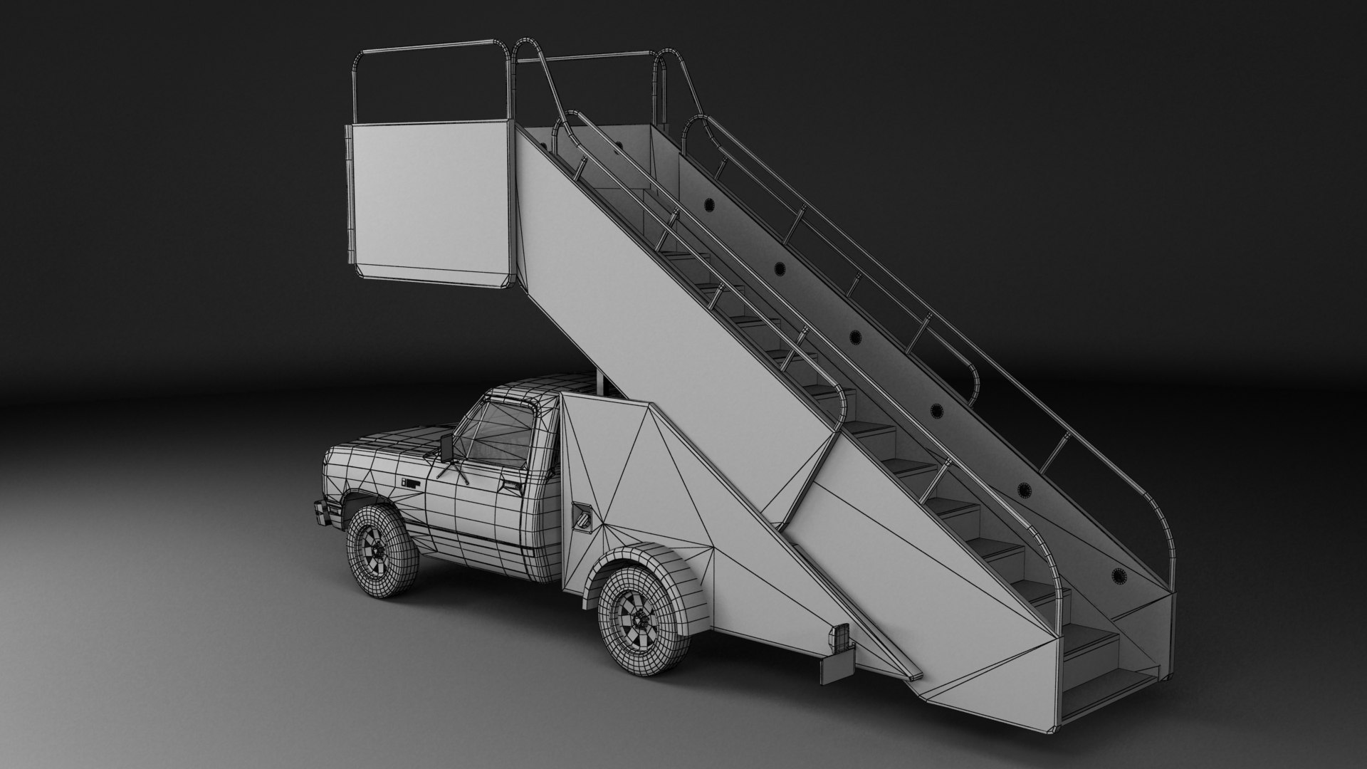 1981 Dodge Ram Stair 3D Model - TurboSquid 1804834