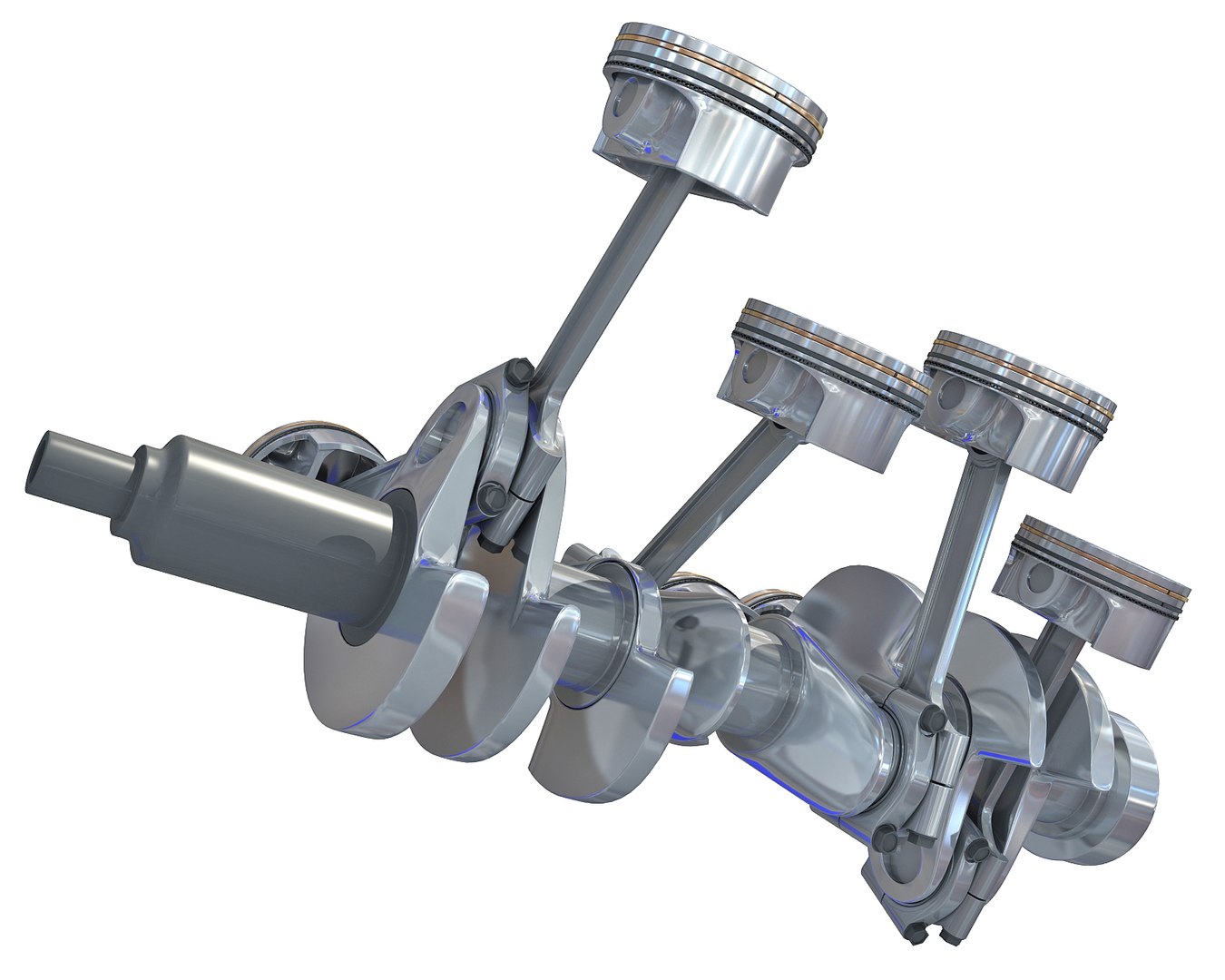 V8 Engine Cylinders 3D Model - TurboSquid 1391496