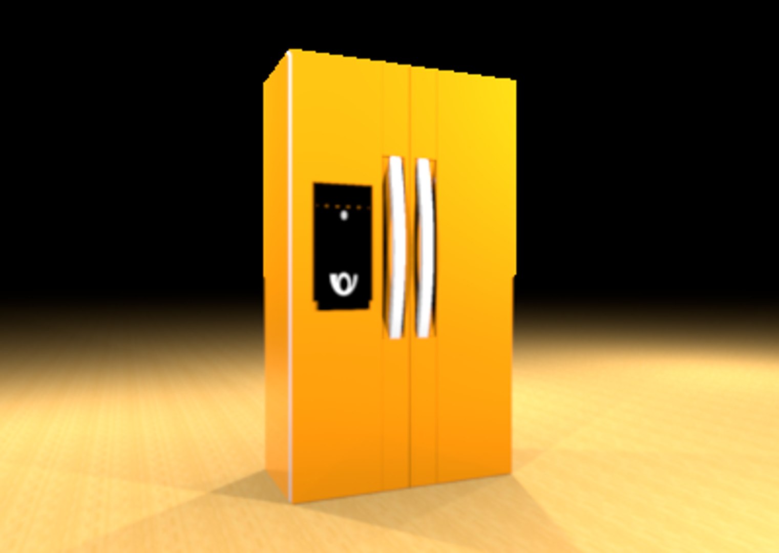 Free 3D Model Double Door Fridge - TurboSquid 1324048