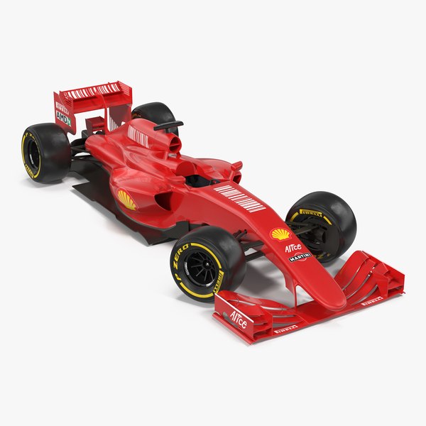 modelo 3d Fórmula 1 coche aparejado rojo - TurboSquid 1033176