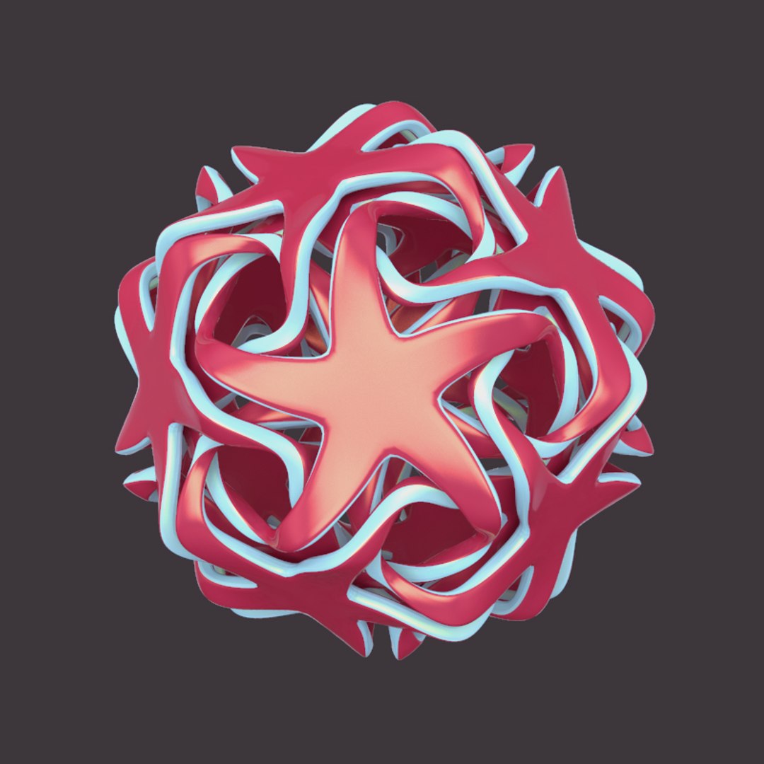 Dodecahedron abstract model - TurboSquid 1636173